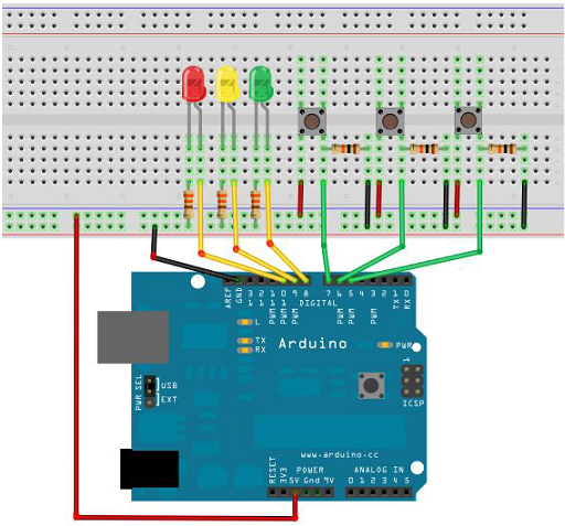 Alex9ufo 聰明人求知心切 Arduino 搶答器